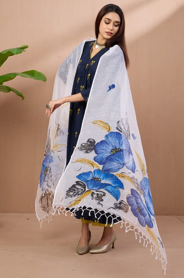 Buy chiffon and cotton dupattas for women & girls - maati crafts