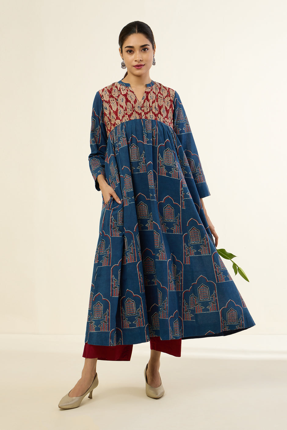 Alluring Ajrakh -Collection of hand block printed ajrakh dresses ...